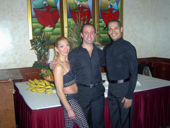 Louis Del Prete with various dancers