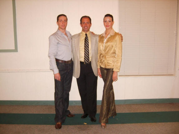 Louis Del Prete with various dancers