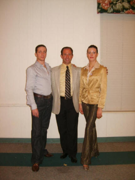 Louis Del Prete with various dancers